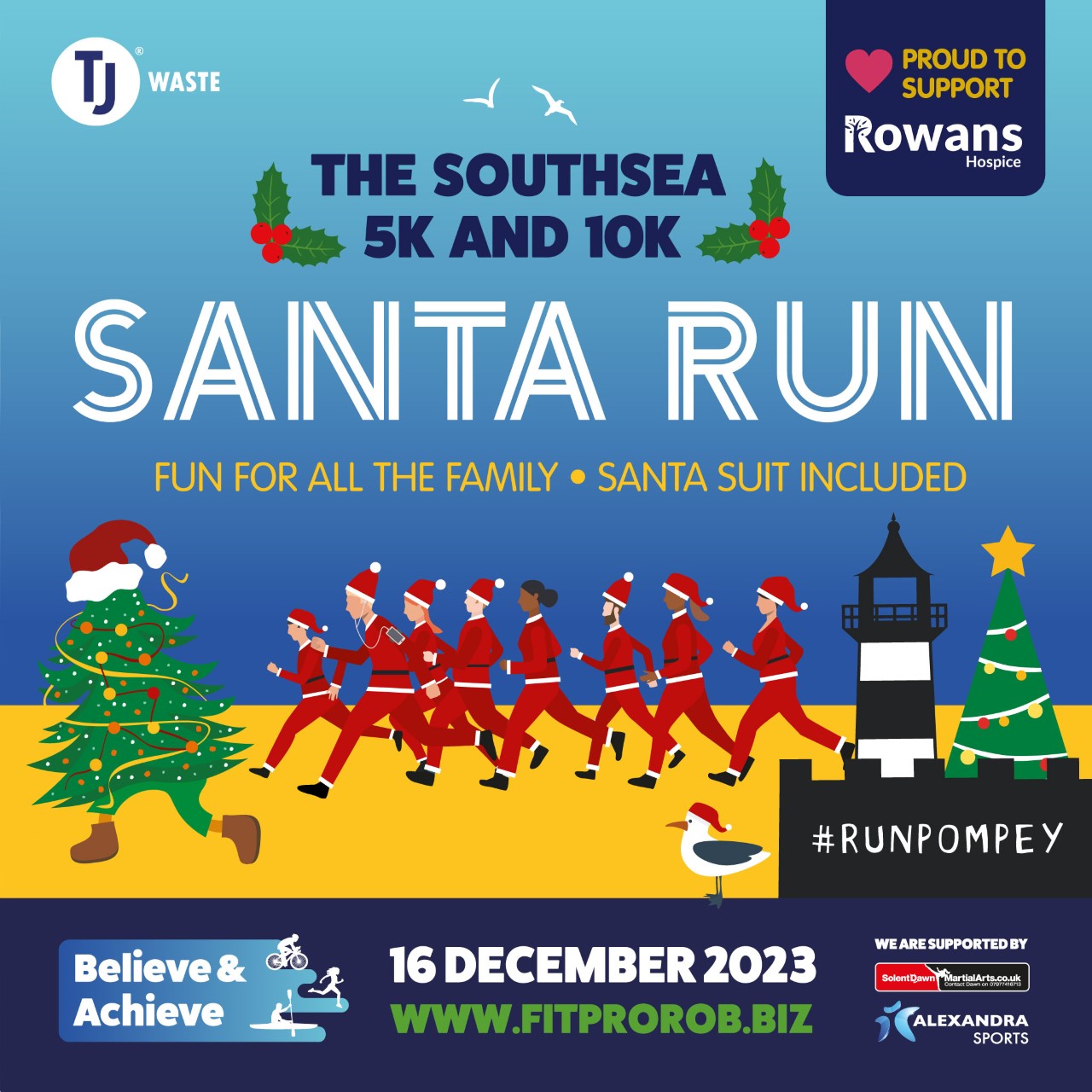 Southsea Santa Run 2023 - Rowans Hospice