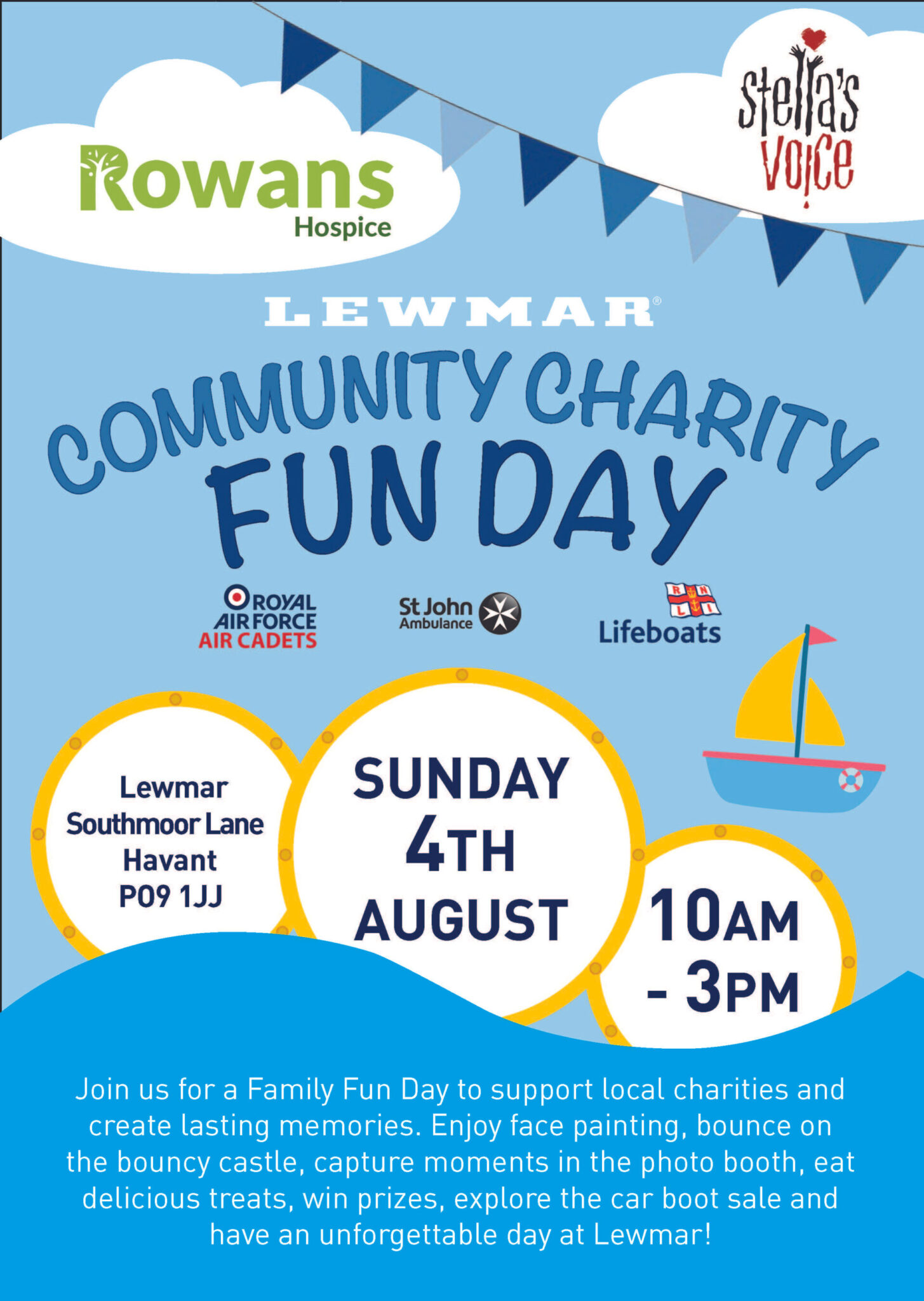 Lewmar Community Charity Fun Day - Rowans Hospice